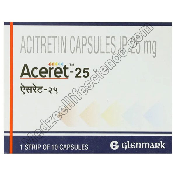 Aceret 25Mg Capsule (Acitretin) - Trusted Pharmacy | ED Medicine ...